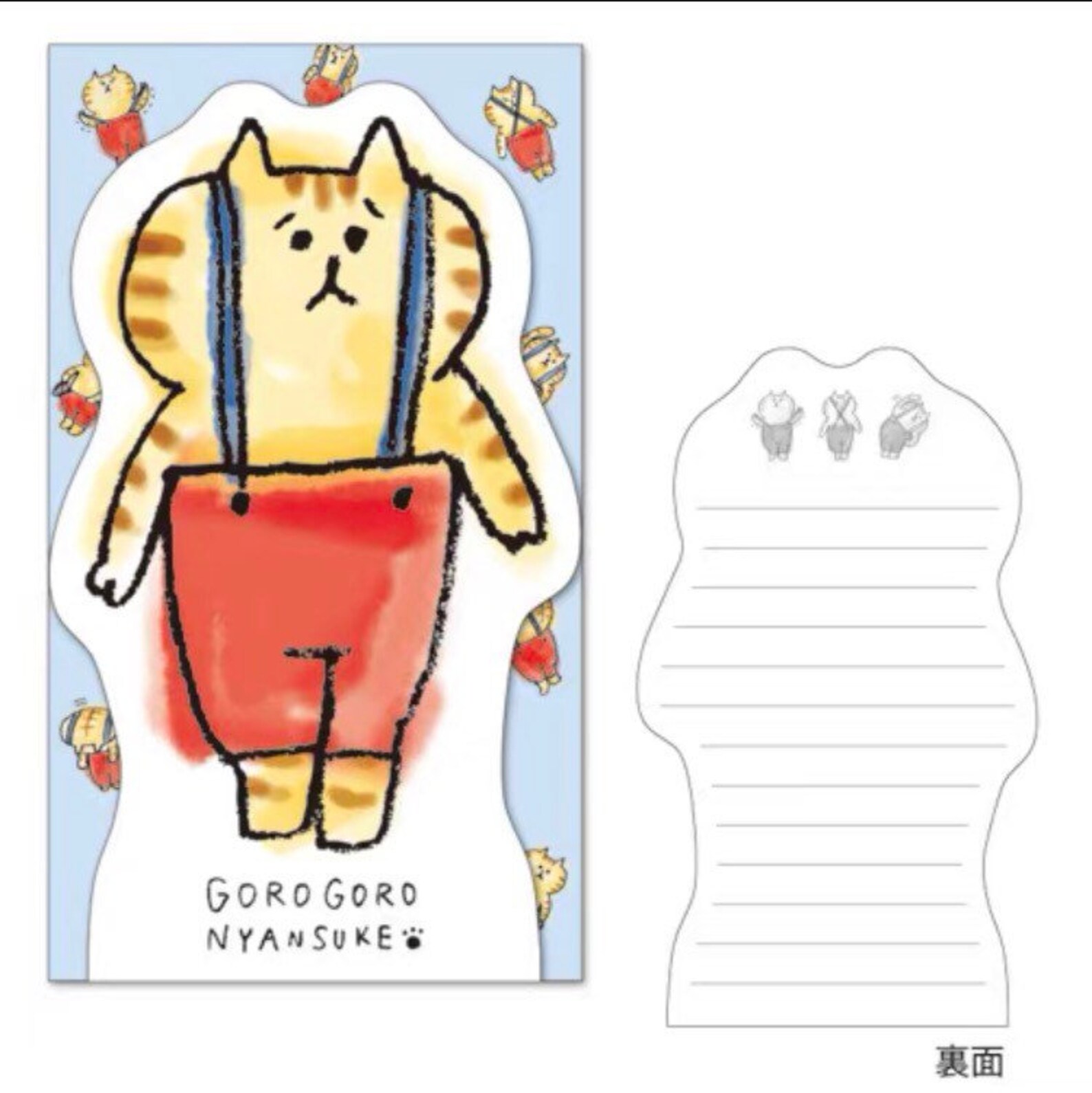 Gorogoro Nyansuke Goro Cats Memos Cats Message Cards Cats | Etsy