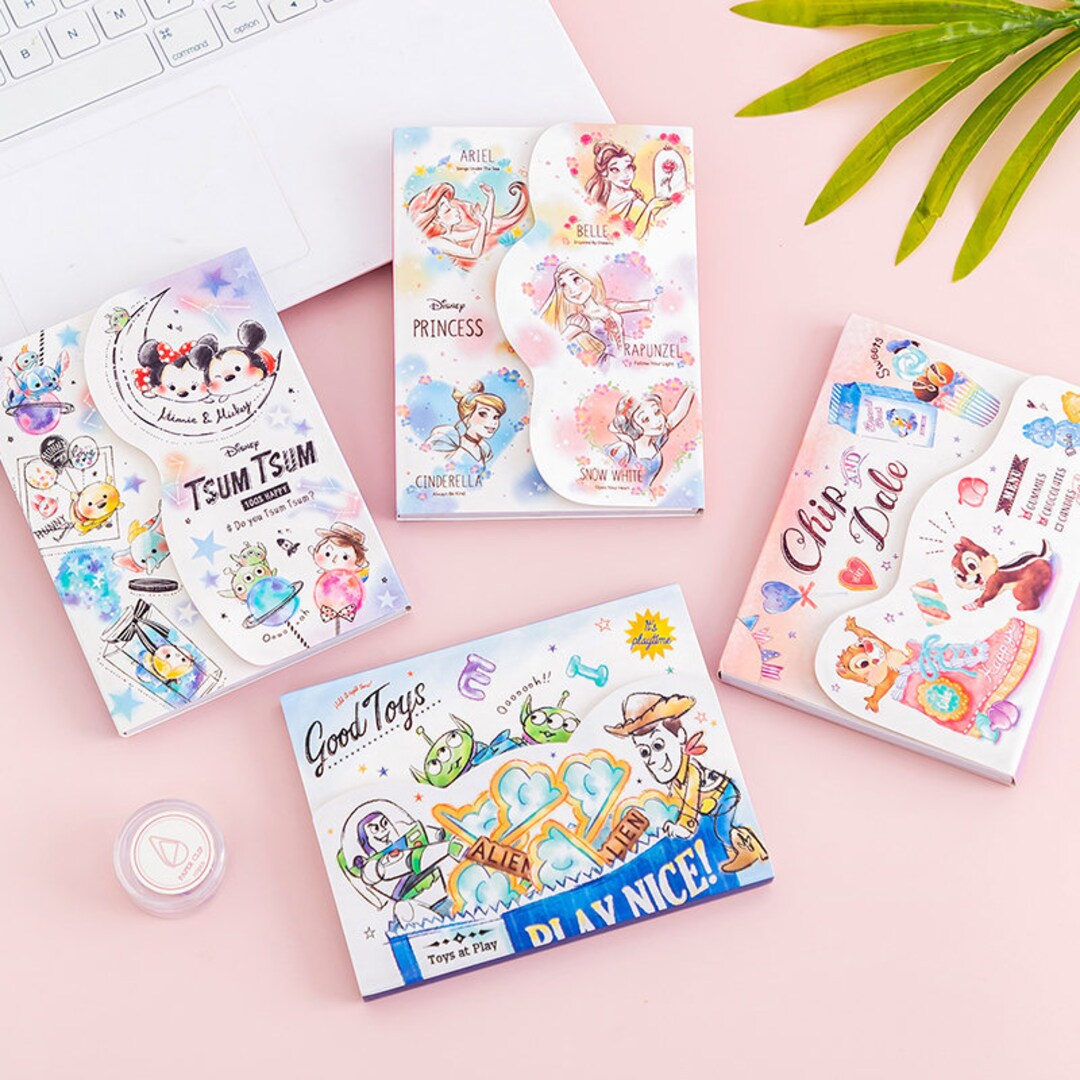 100 Page Disney Princess A6 Notepad, Memo, Notebook, Ariel, Belle ...