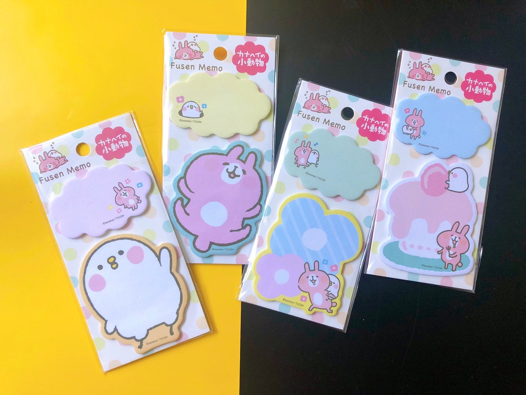 Kanahei Piske & Usagi Bunny Notepad, Kanahei Bunny Sticky Notes ...