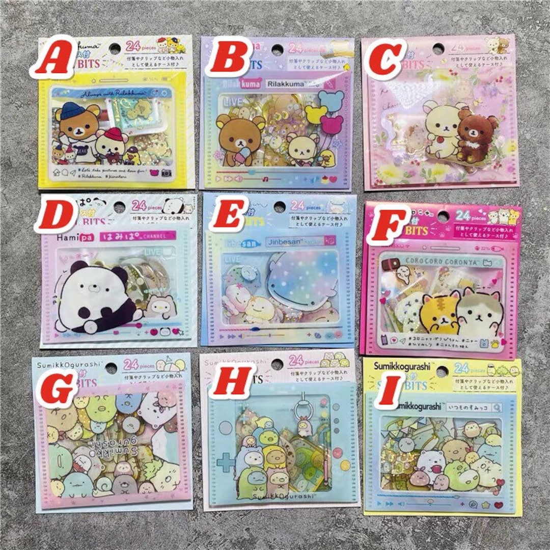 Rilakkuma 3D Stickers, Sumikko Gurashi 3D Stickers, Jinbesan Stickers ...