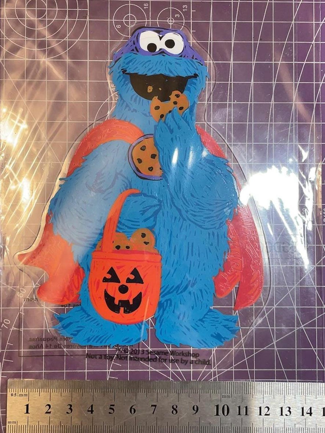 Sesame Street Halloween Window Cling, Elmo Halloween Gel Window Decals ...