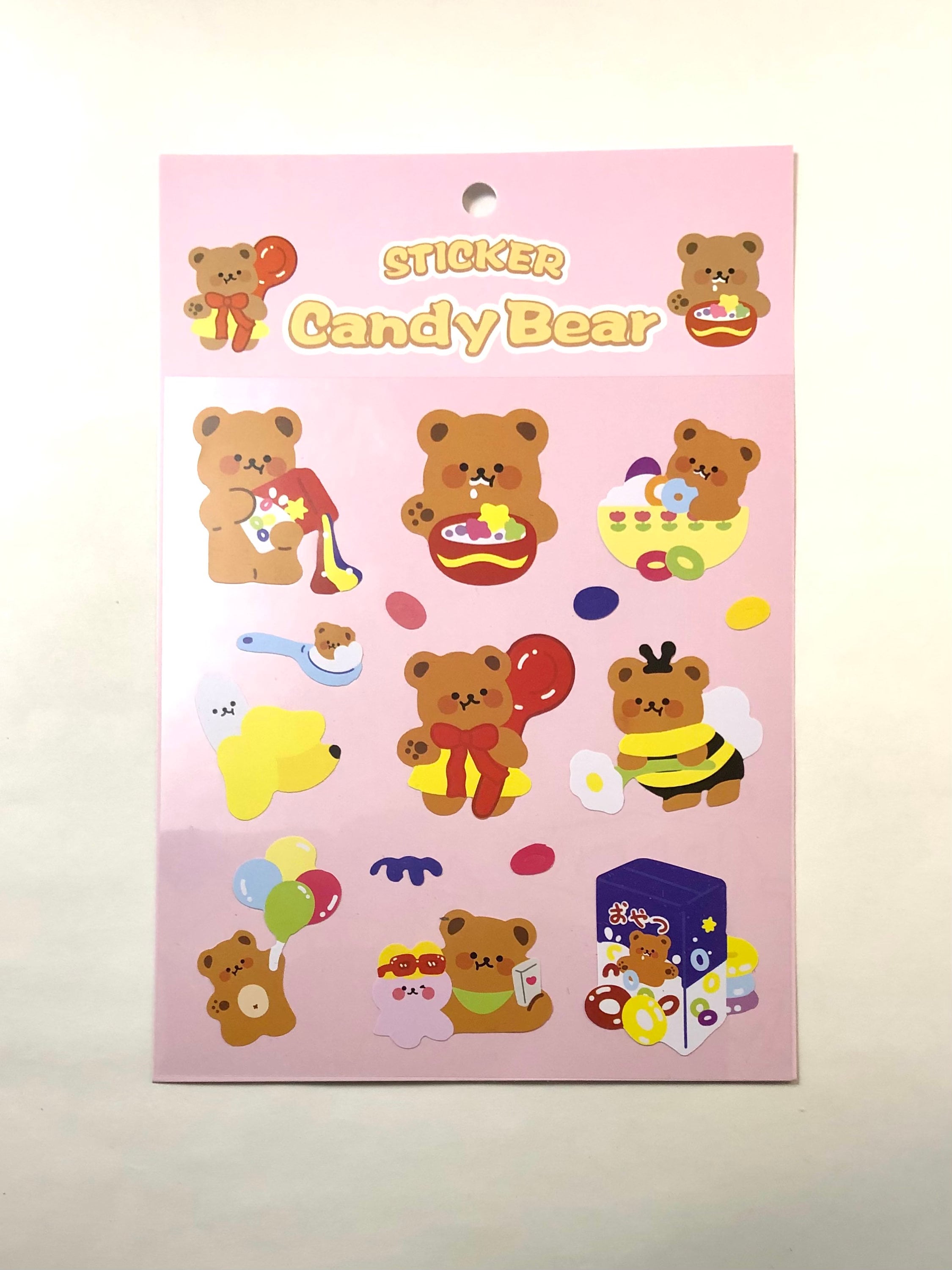 Milkjoy Candy Bear Stickers Waterproof Laptop Planners | Etsy