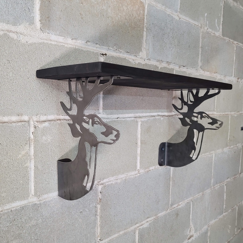 Whitetail Deer Shelf Brackets - Etsy