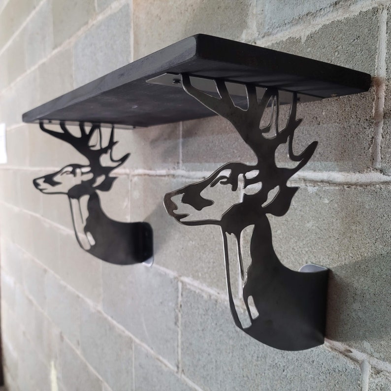 Whitetail Deer Shelf Brackets - Etsy