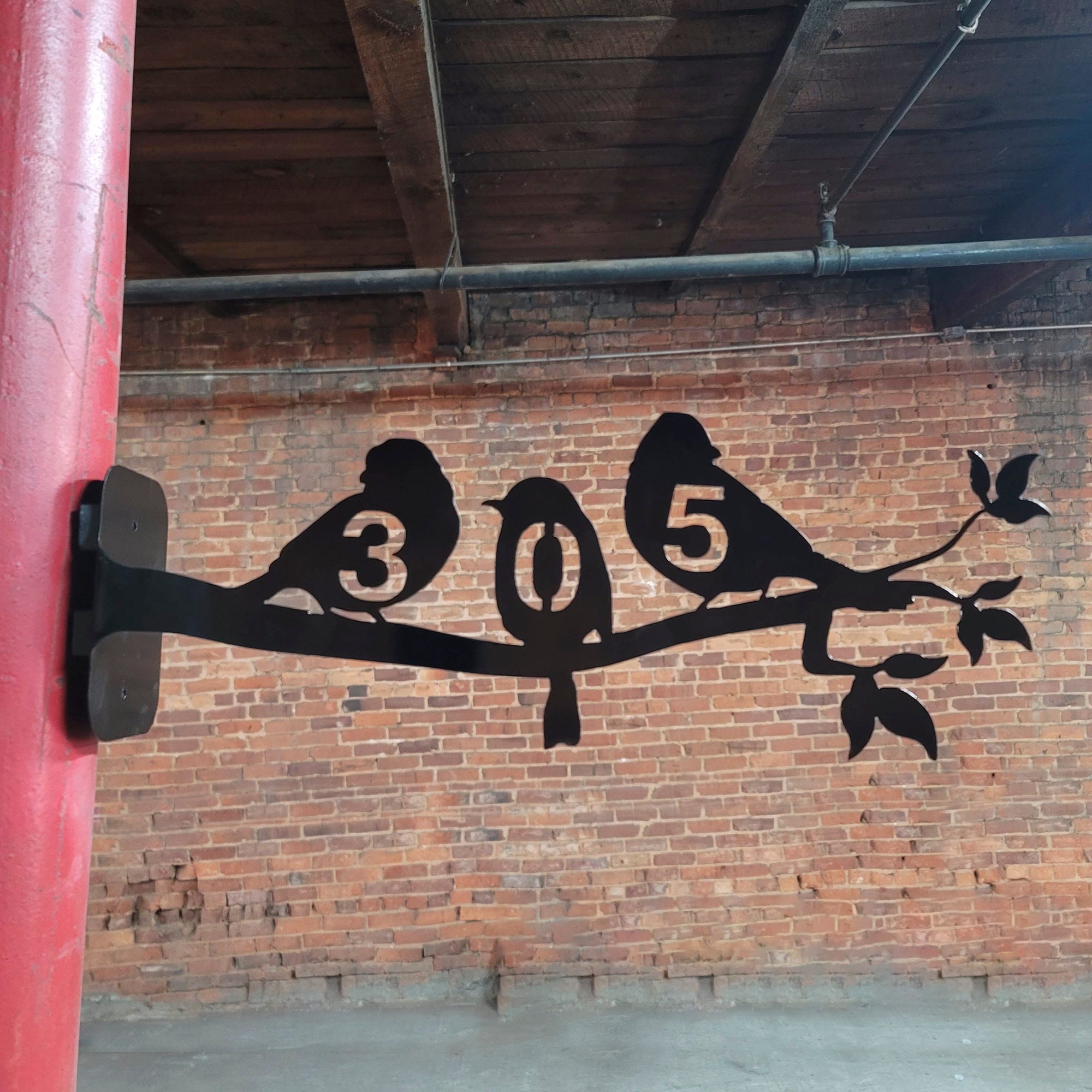 Birds on a Branch Address Sign - Etsy