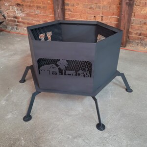 Custom Hexagon Fire Pits - Etsy