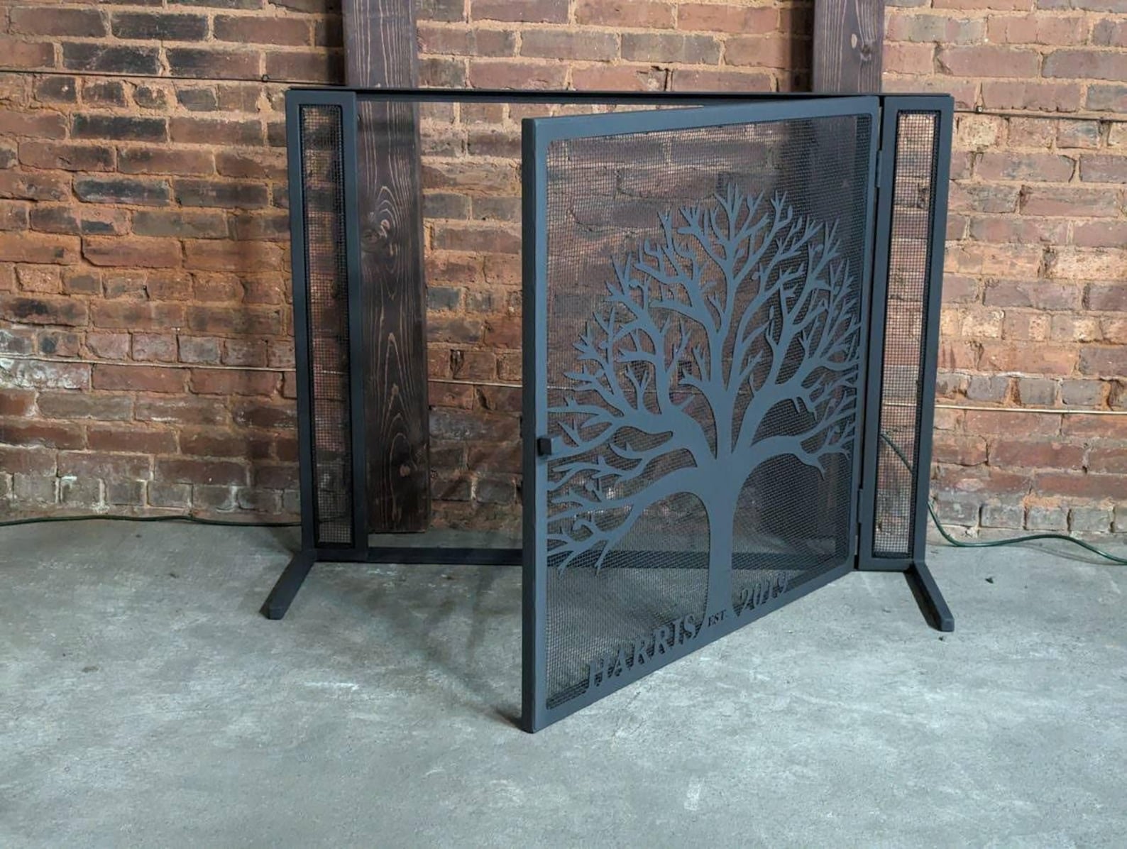 Custom Fireplace Screen - Etsy