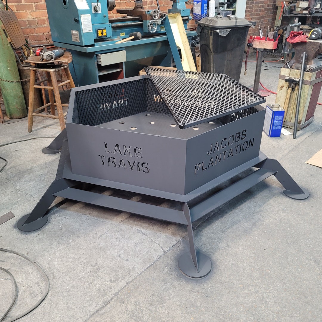 Custom Hexagon Fire Pits - Etsy