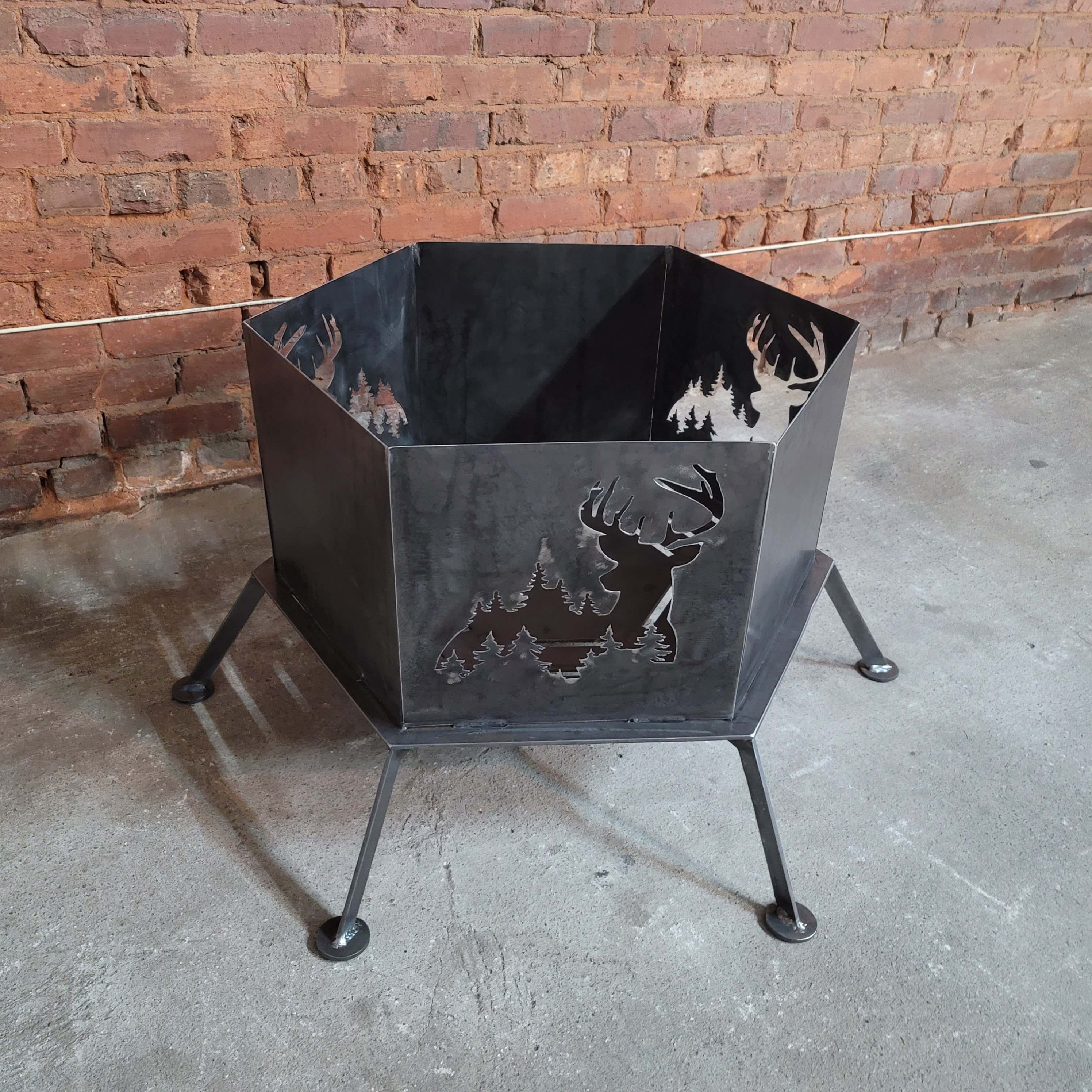 Custom Hexagon Fire Pits - Etsy