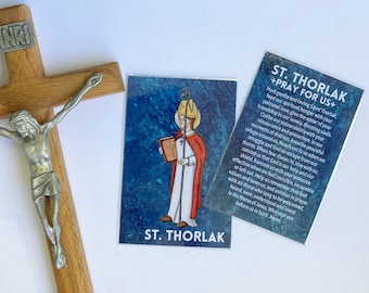 St. Thorlak Thorhallsson Holy Card - Etsy
