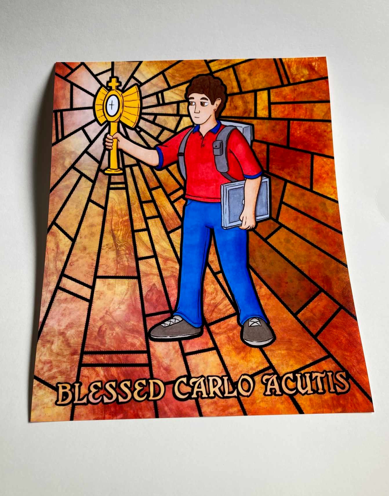 Blessed Carlo Acutis 8x10 Print Catholic Confirmation Baptism Gift ...