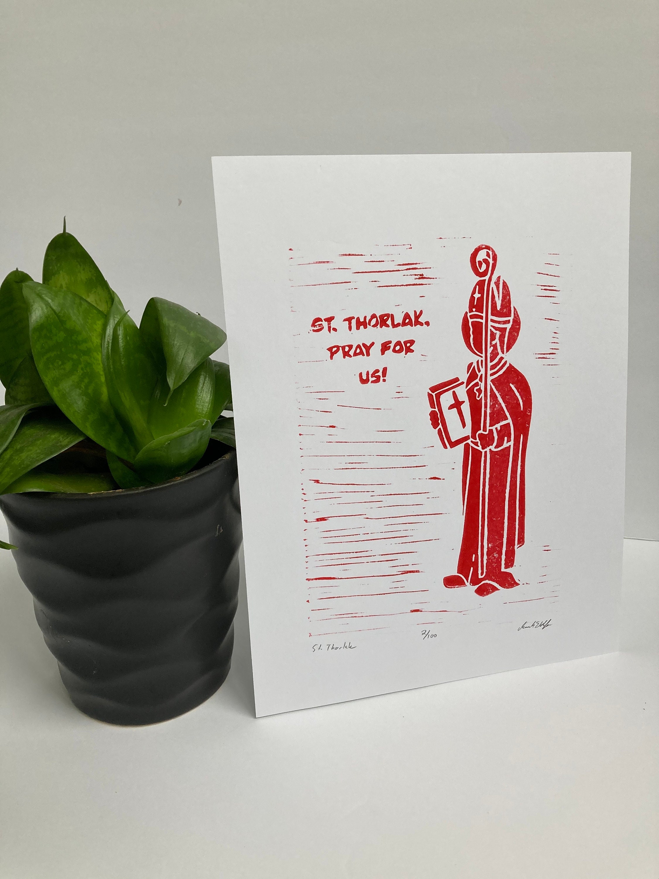 St. Thorlak Thorhallsson von Island Katholischer Heiliger ...