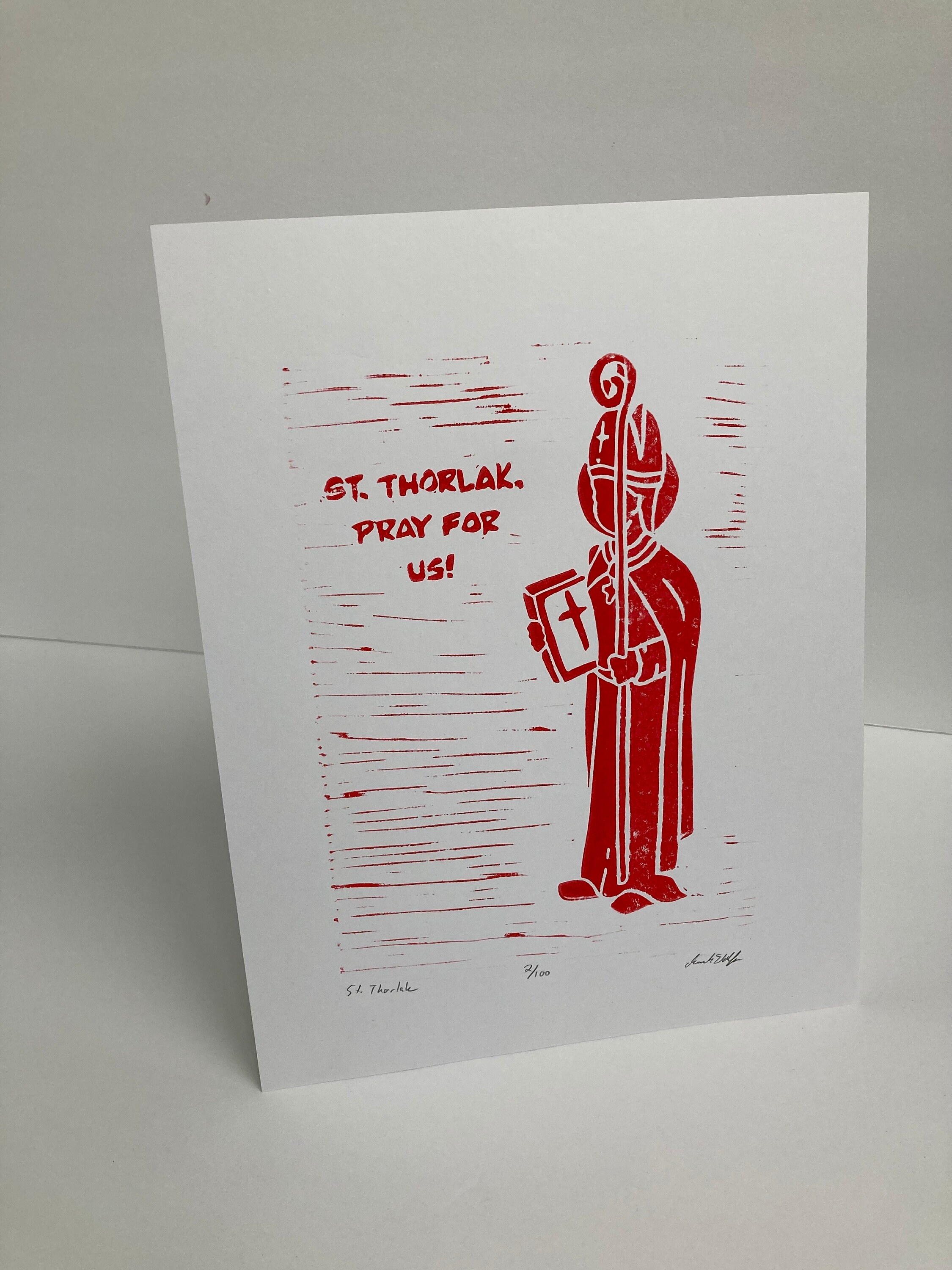 St. Thorlak Thorhallsson von Island Katholischer Heiliger ...