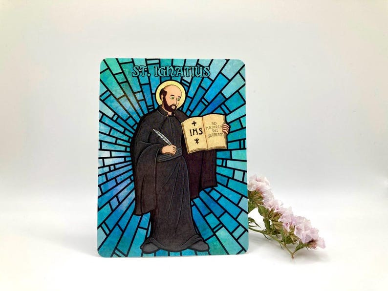 St. Ignatius of Loyola Holy Card: Suscipe Prayer, Patron Saint of ...