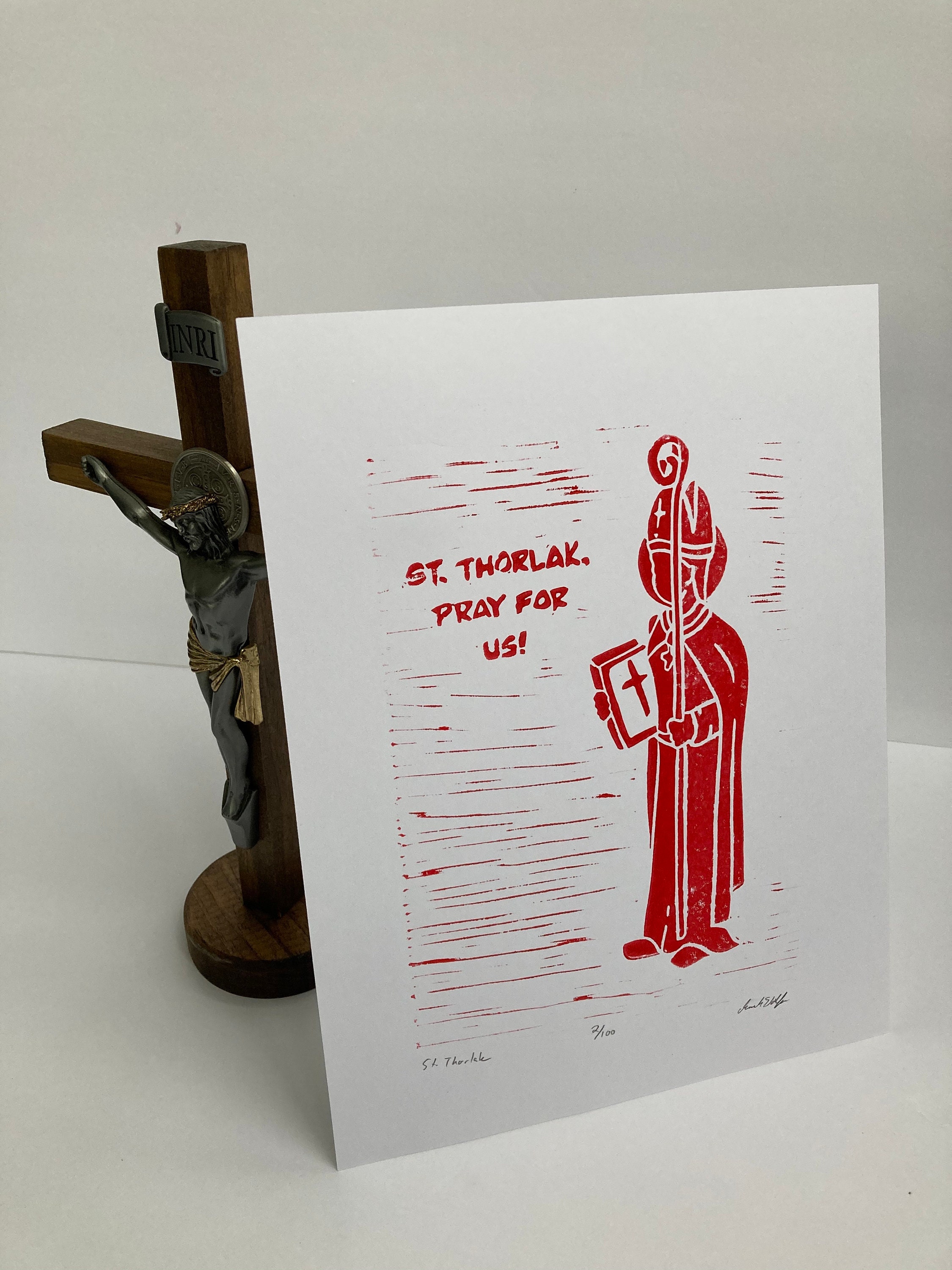 St. Thorlak Thorhallsson von Island Katholischer Heiliger ...