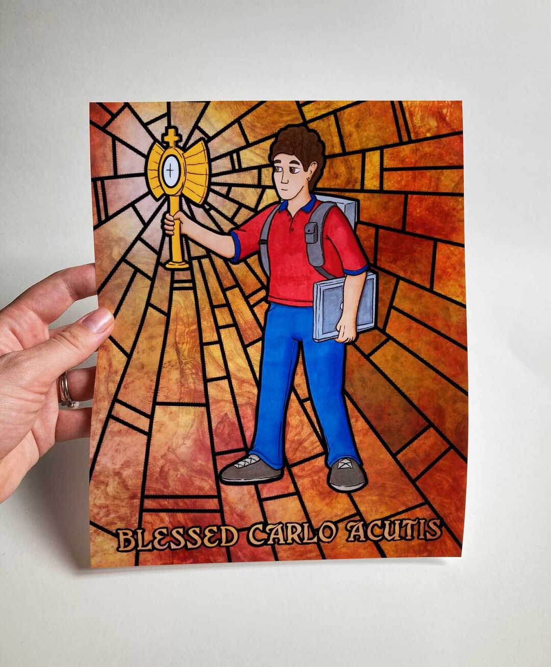 Blessed Carlo Acutis 8x10 Print Catholic Confirmation Baptism Gift ...