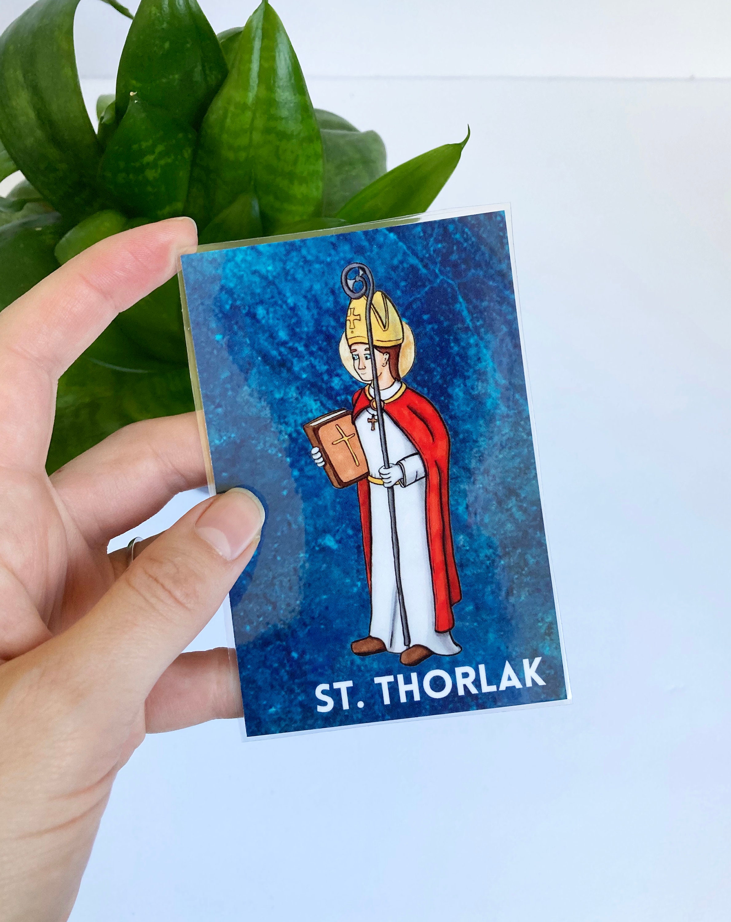 St. Thorlak Thorhallsson of Iceland Laminated Holy Card With Autism ...