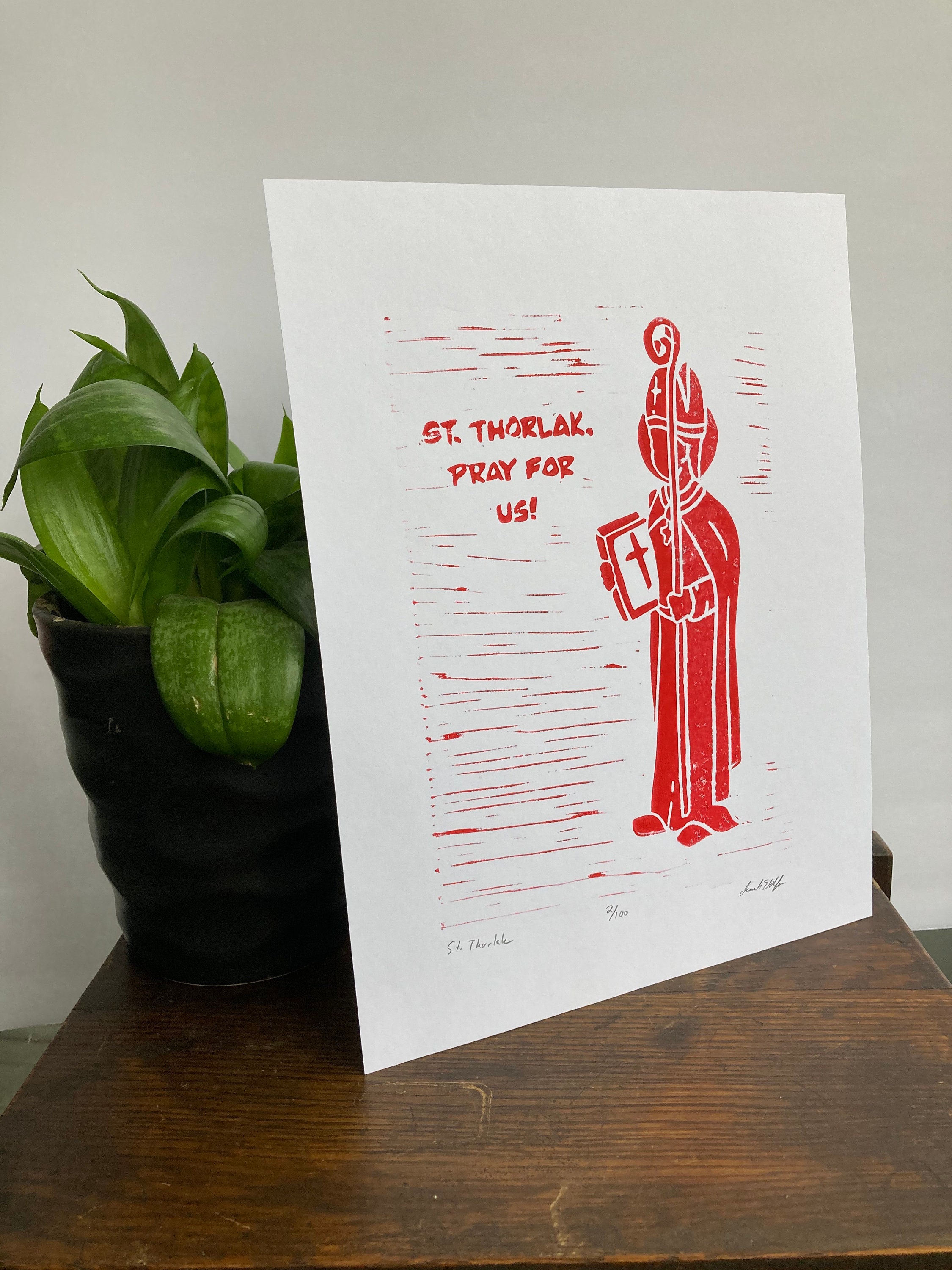 St. Thorlak Thorhallsson von Island Katholischer Heiliger ...