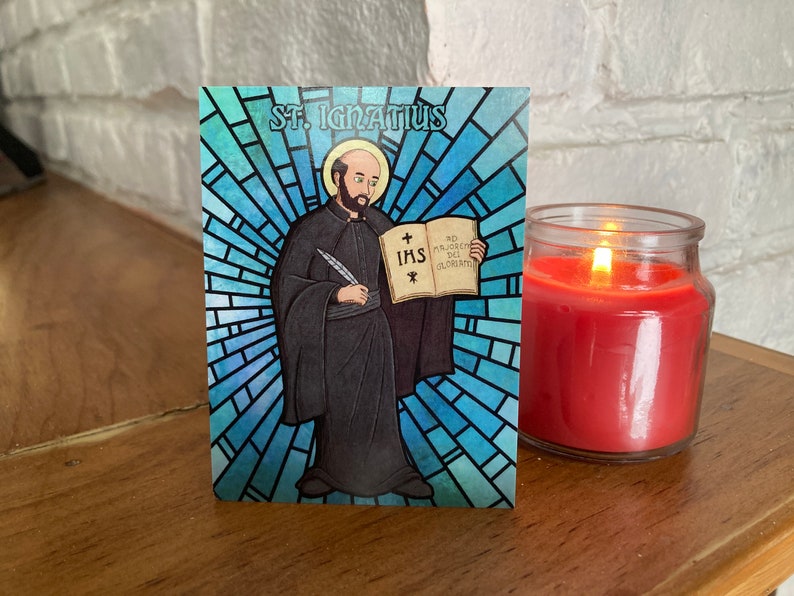 St. Ignatius of Loyola Holy Card: Suscipe Prayer, Patron Saint of ...