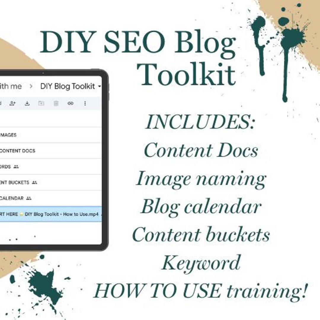 SEO Blog Toolkit - Etsy