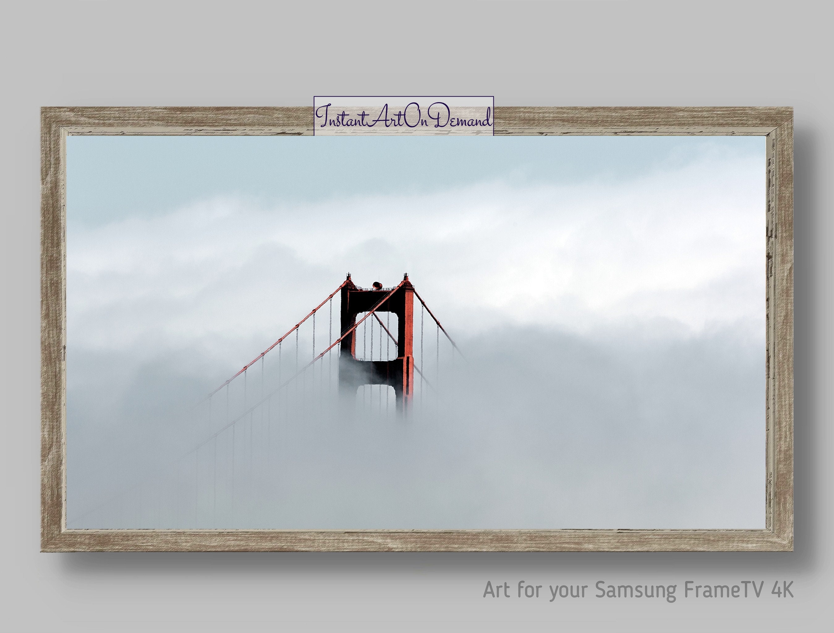 FRAME TV Photographic Art to Download. Golden Gate Bridge - Etsy