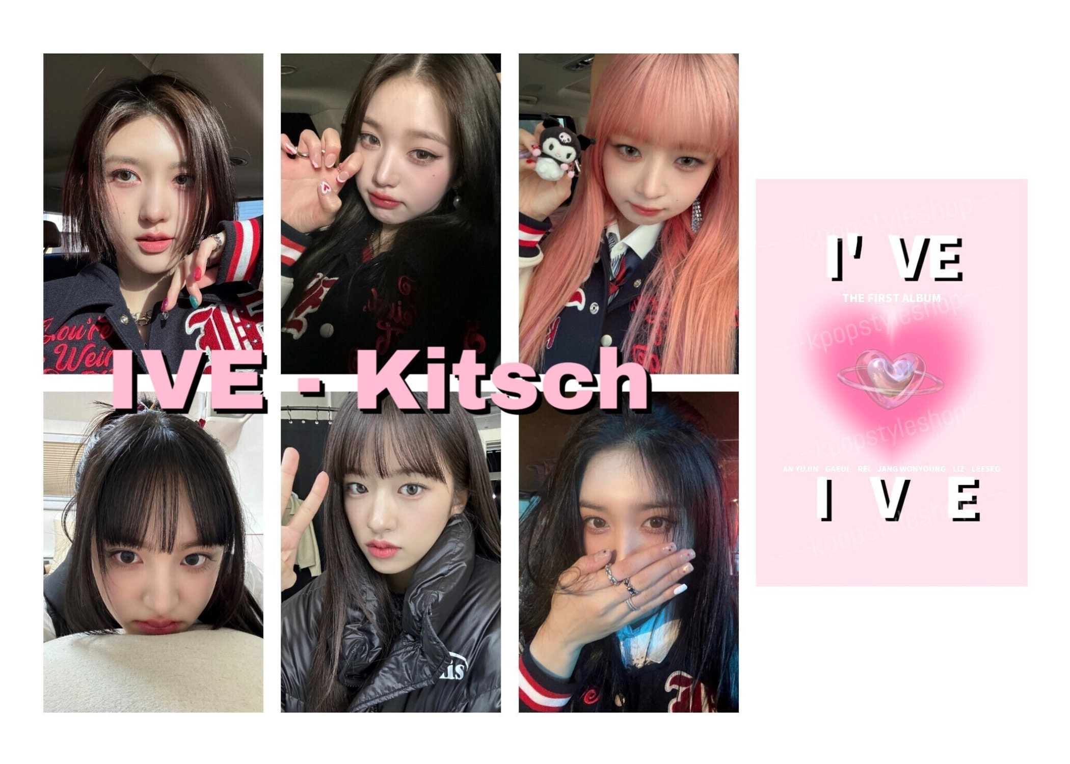 IVE Kitsch Selfie/selca Photocards Wonyoung Yujin Gaeul - Etsy Australia