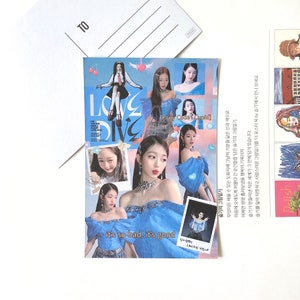 IVE Wonyoung LOVE DIVE Postcard/greeting Card Kpop Postcard - Etsy