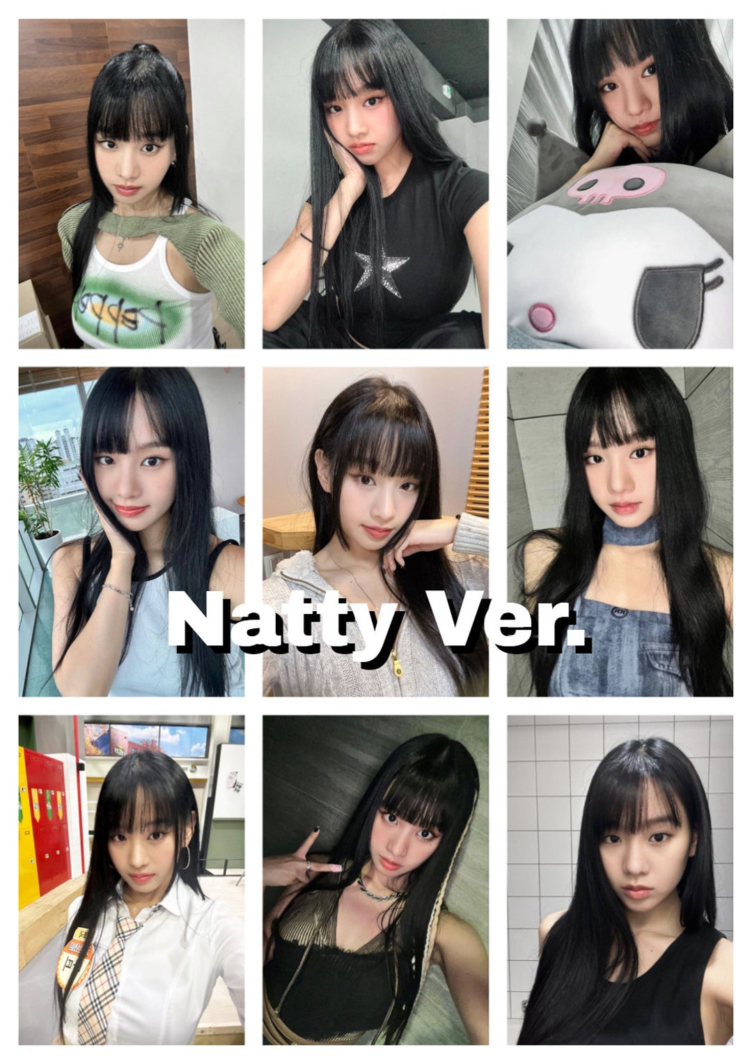 Kiss of Life Selfie/selca Bias Photocards Julie, Belle, Natty, Haneul ...