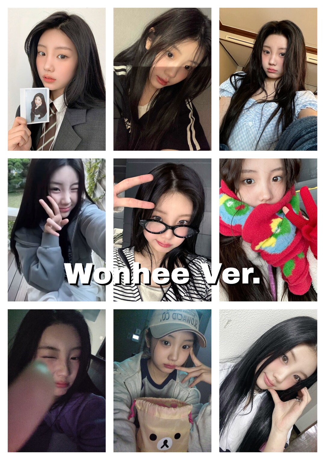 Il1it Selfie/selca Bias Photocards Wonhee, Moka, Minju, Iroha, Yunah ...