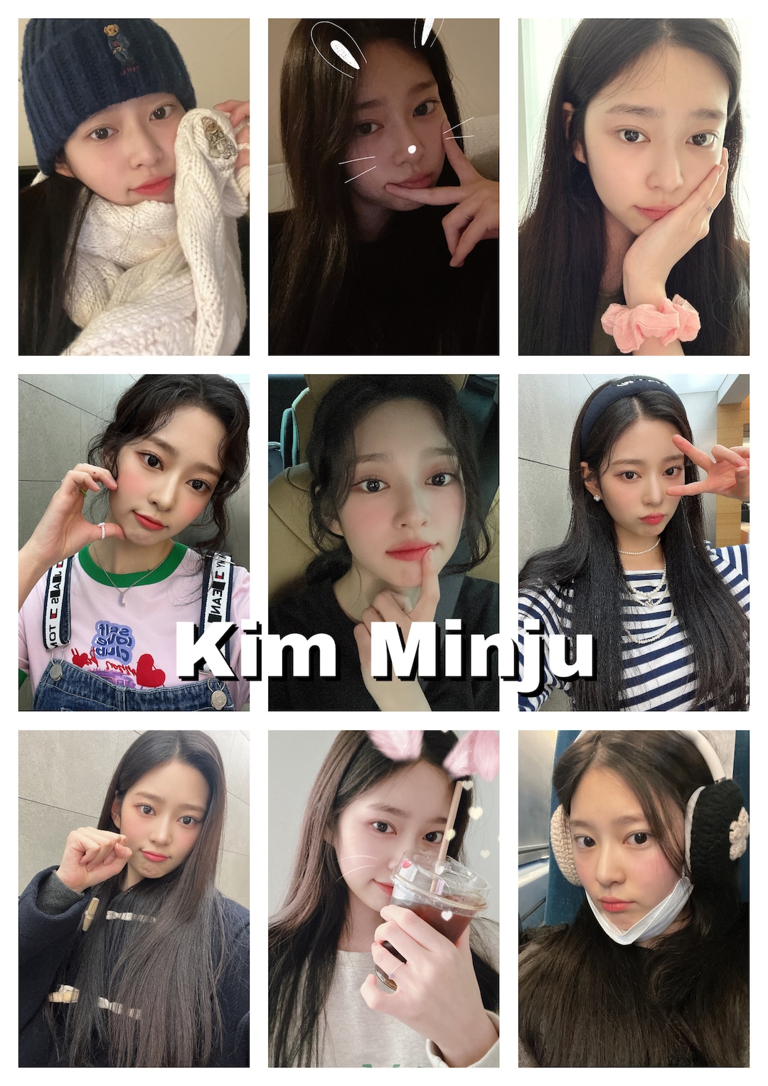 Kim Minju Selca/selfie Photocard | IZONE Minju Photocard | Kpop ...
