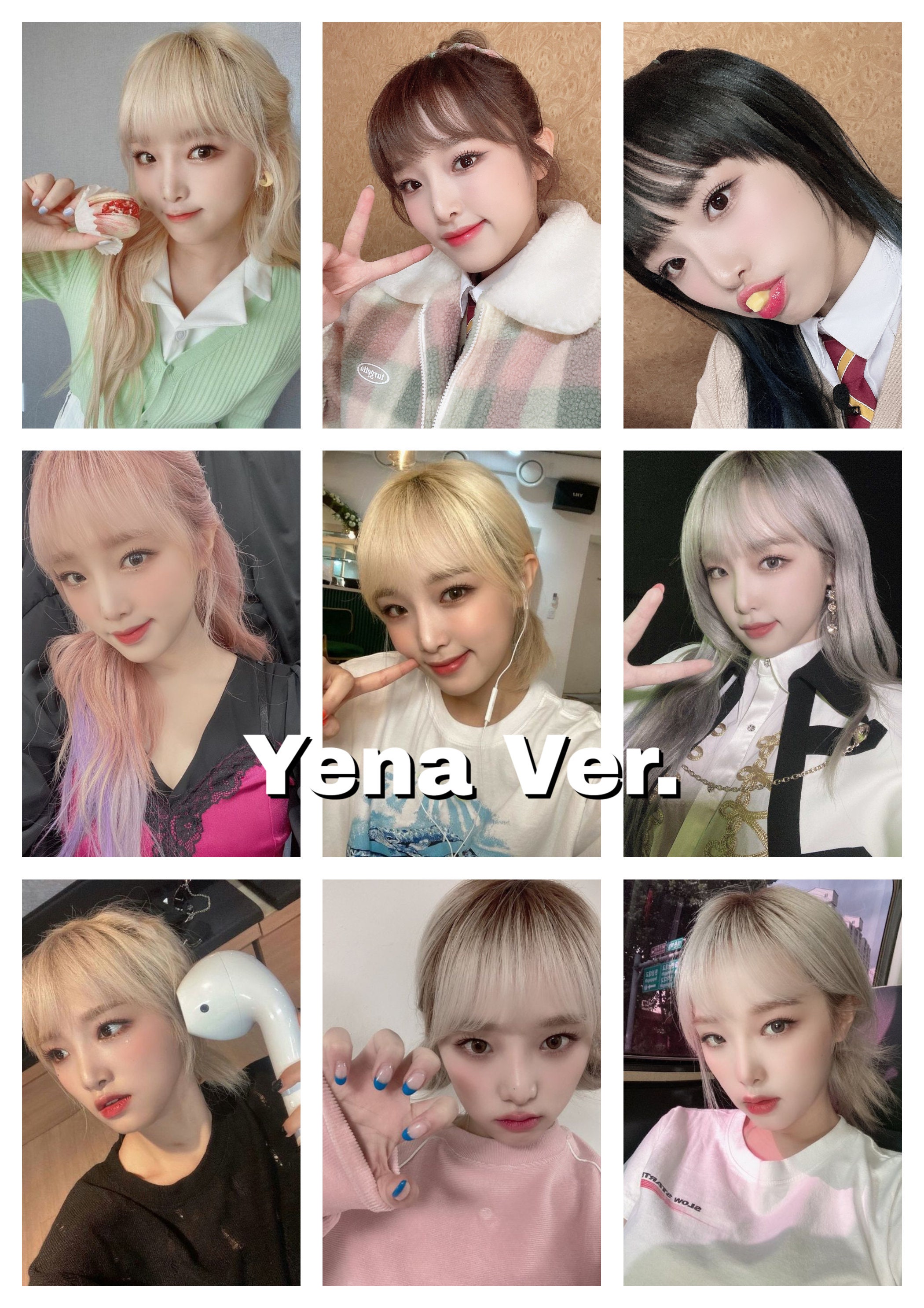 IZONE Selfie/selca Bias Photocards Sakura Wonyoung Yuri - Etsy Canada
