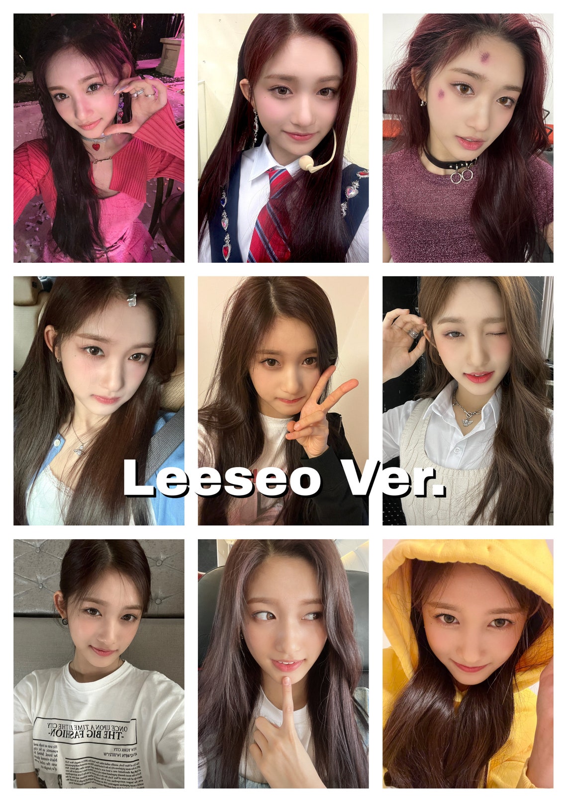 IVE Selfie/selca Bias Photocards Wonyoung Yujin Gaeul - Etsy