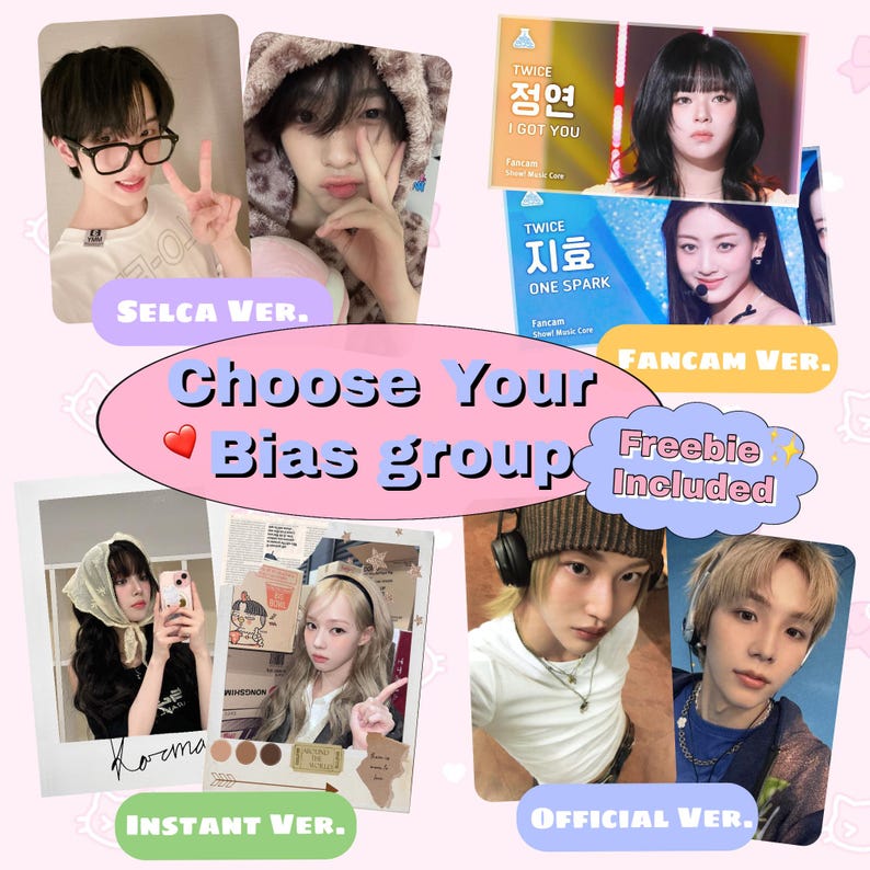 Kpop Mystery Holiday Pack | Surprise Gift for K-pop Fans | Photocards ...