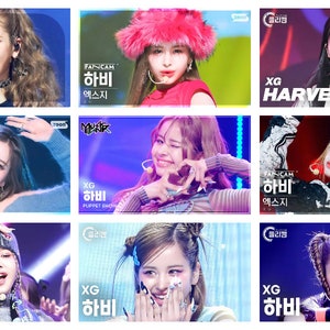 XG Bias Fancam Thumbnail Photocard | Cocona, Hinata, Harvey, Juria ...