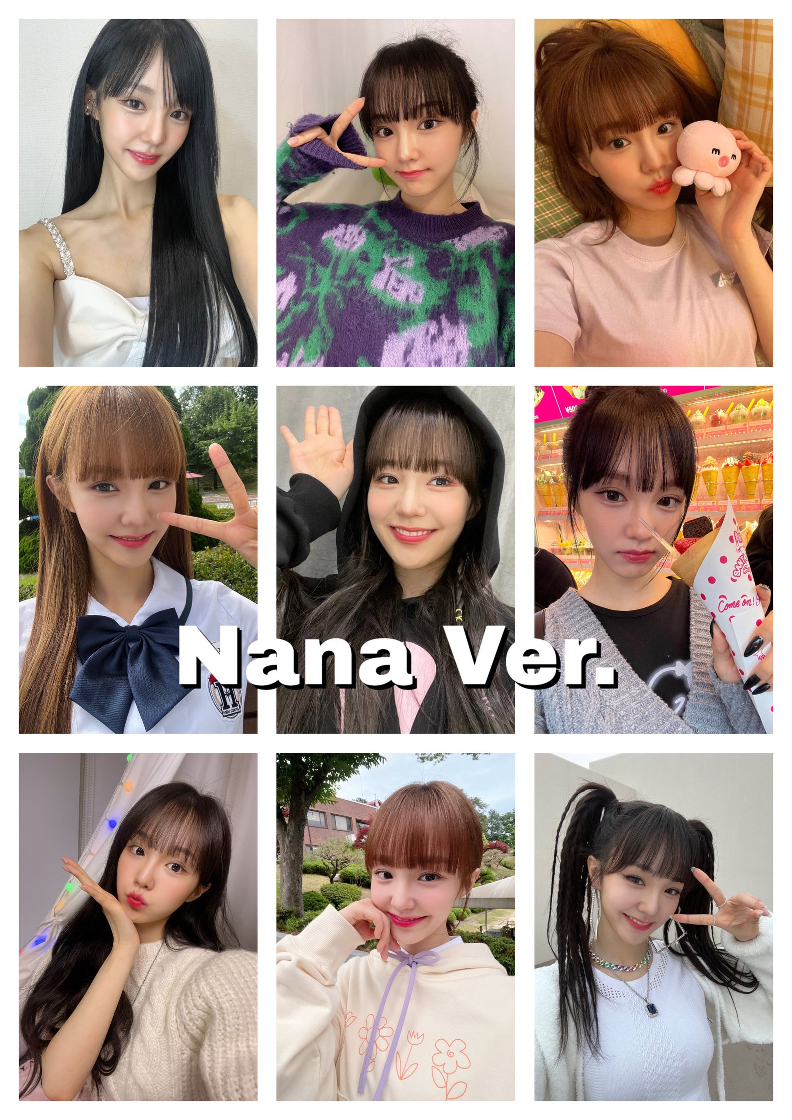 Wooah Selfie/selca Bias Photocards | Nana, Wooyeon, Sora, Minseo, Lucy | Kpop Photocard Set | - Etsy