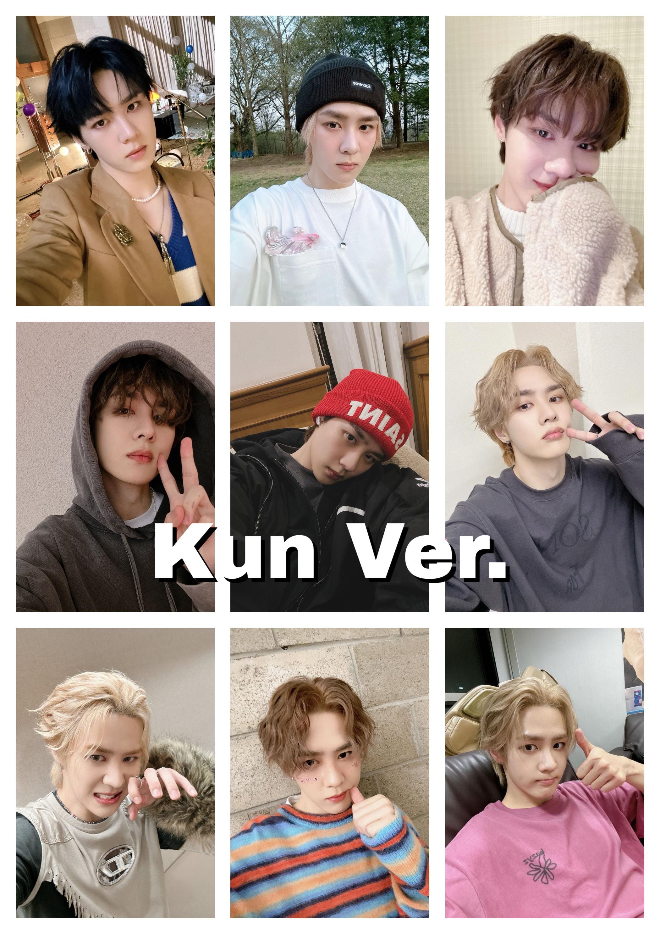 Wayv Selfie/selca Bias Photocards | Kun, Ten, Winwin, Xiaojun, Hendery ...