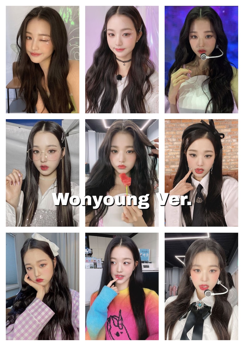 IZONE Selfie/selca Bias Photocards Sakura Wonyoung Yuri - Etsy