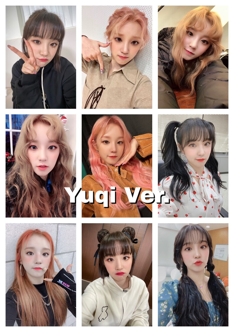 Gidle Selfie/selca Bias Photocards Miyeon Yuqi Shuhua - Etsy Australia