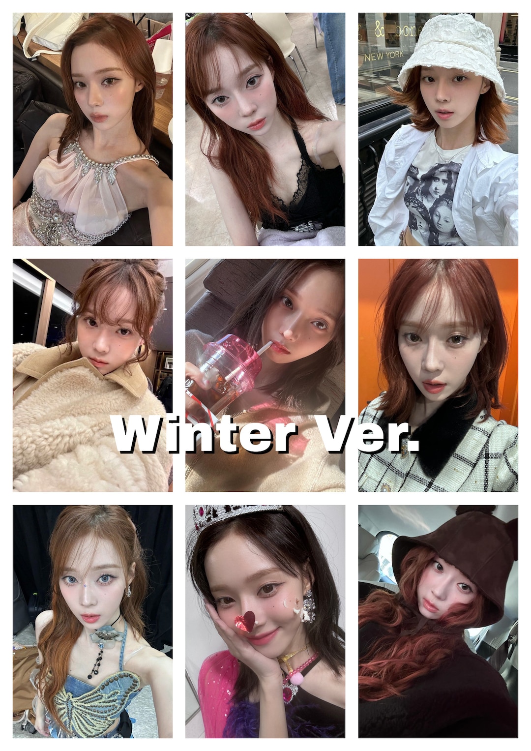 Aespa Selfie/Selca Bias Photocards / Karina, Invierno, Ningning ...