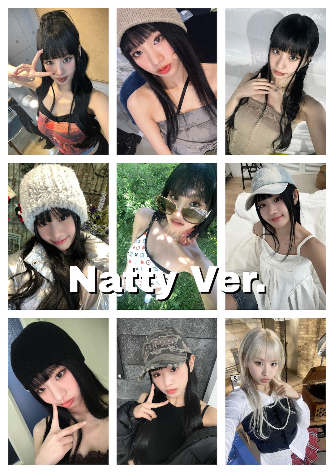 Kiss of Life Selfie/selca Bias Photocards | Julie, Belle, Natty, Haneul ...