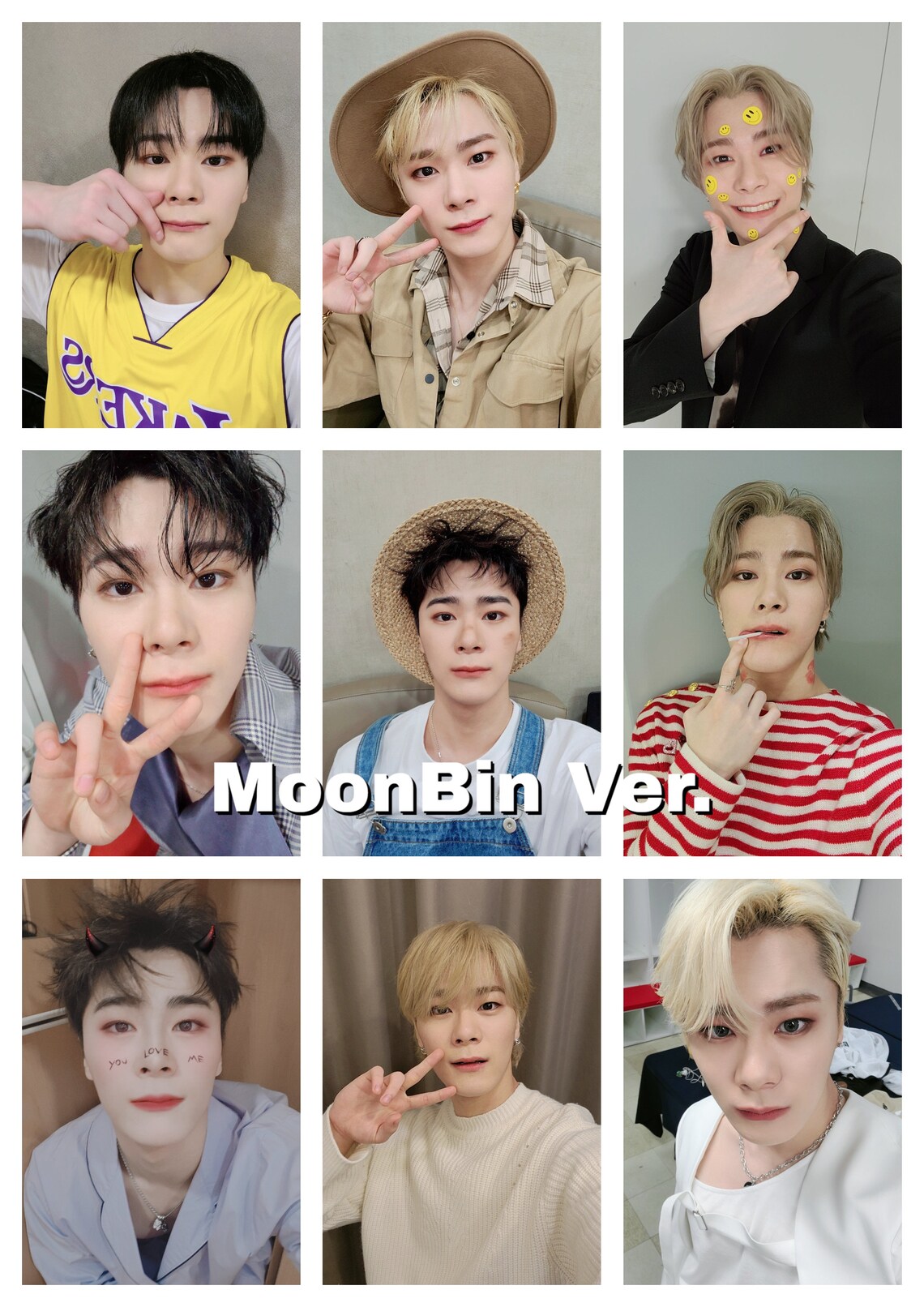 Astro Selfie/selca Bias Photocards Eunwoo Sanha Moonbin - Etsy