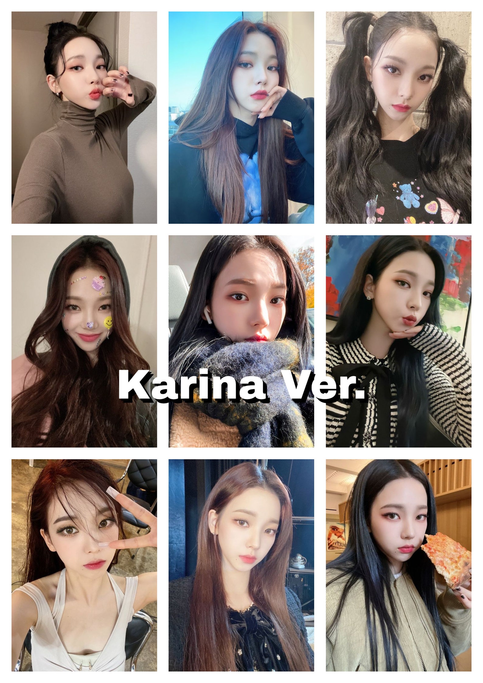 Aespa Selfie/selca Bias Photocards Karina Winter Ningning - Etsy