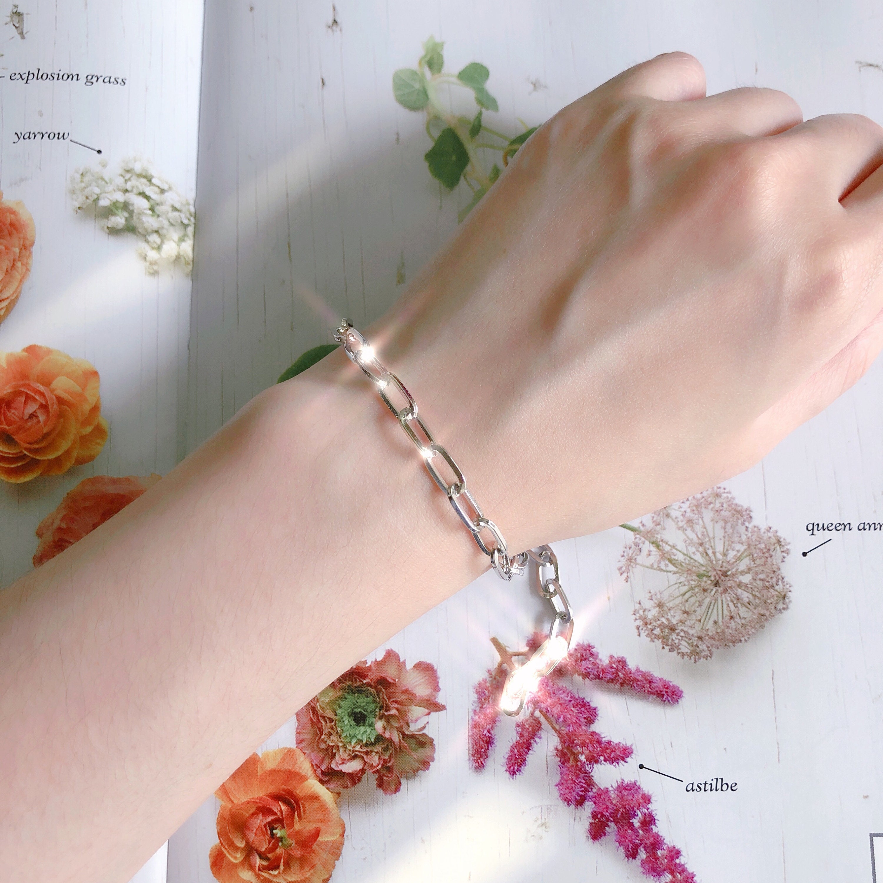 BTS "v Style" Chain Link Bracelet | Kpop Style Accessories | Korean ...