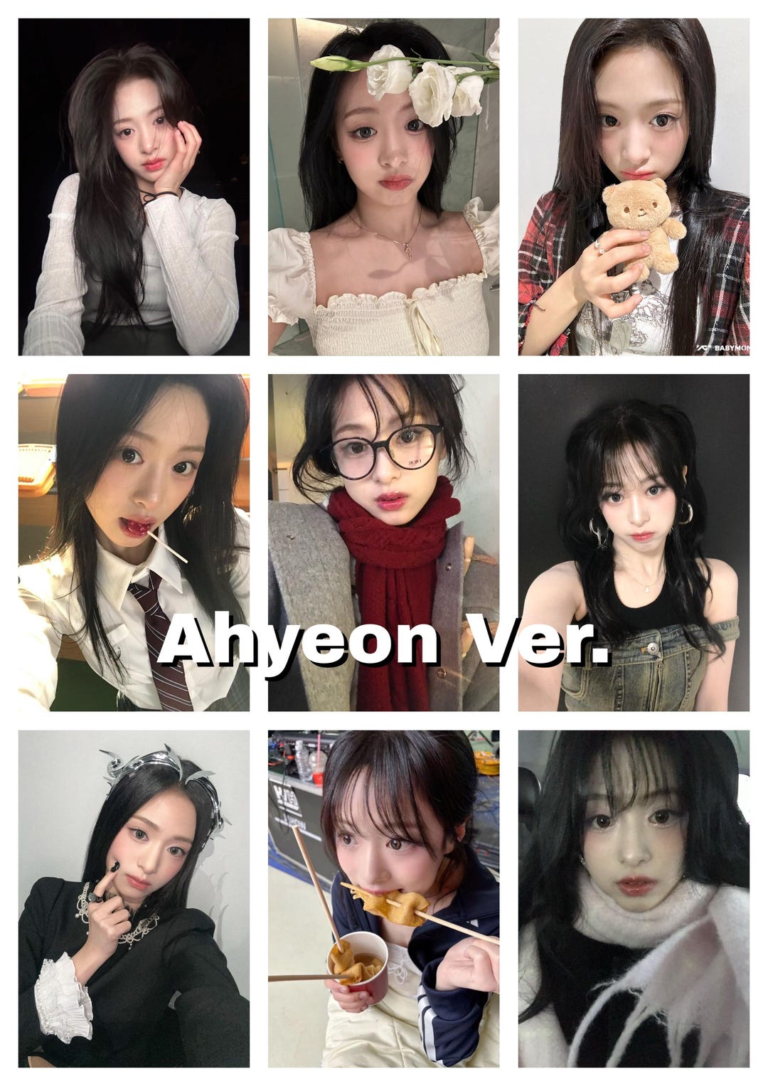 Babym0nster Selfie/selca Bias Photocards | Ahyeon, Ruka, Chiquita, Asa ...