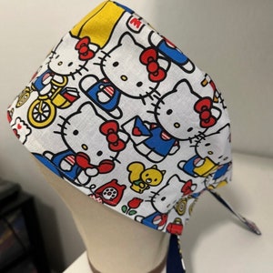 Men/women Surgical Scrub Cap Kitten Cap - Etsy
