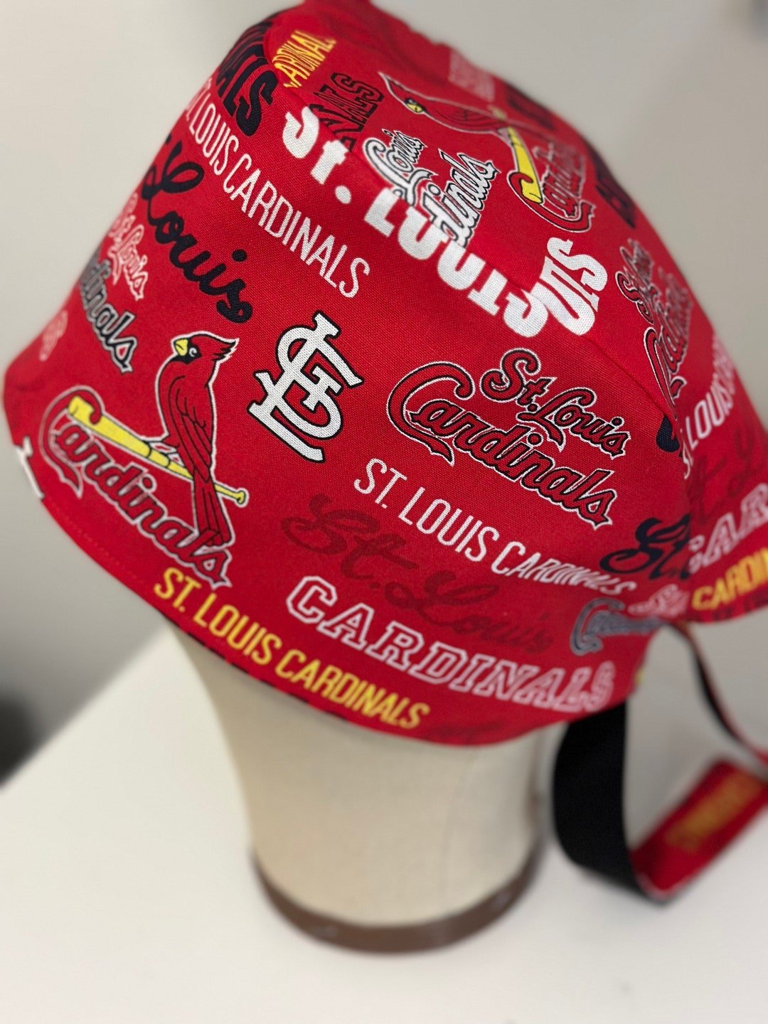 Men/women Surgical Scrub Cap. Cardinals . Really Nice Fabric - Etsy