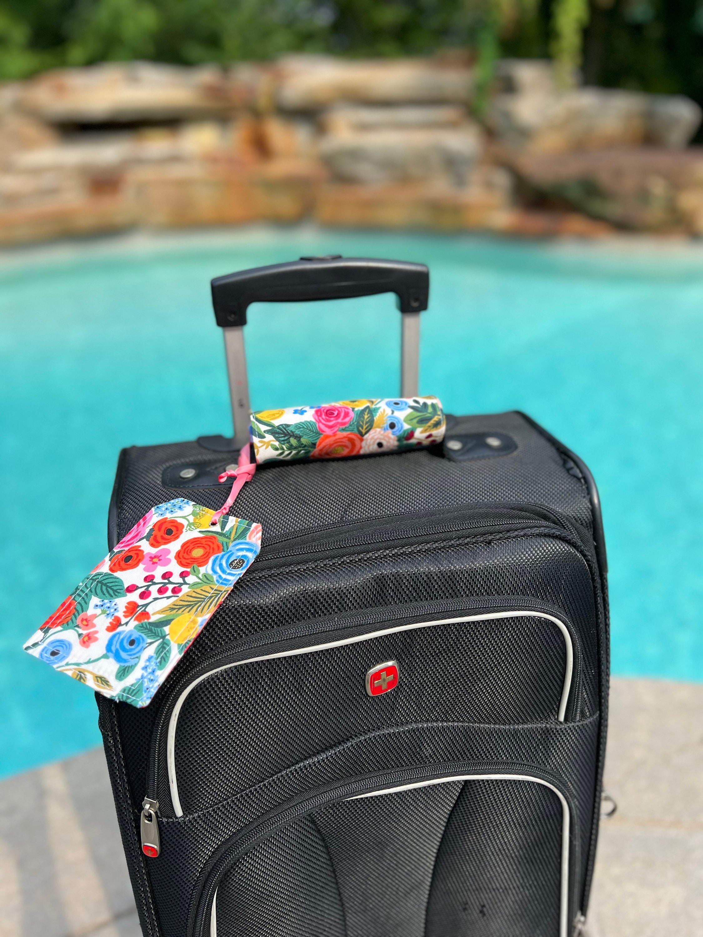 Rifle Paper Co Fabric Luggage Handle Wrap/baggage Handle - Etsy