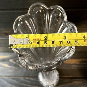 EAPG John Higbee Glass Stretch Rim Vase With Faceted Base 14 Tall Circa ...