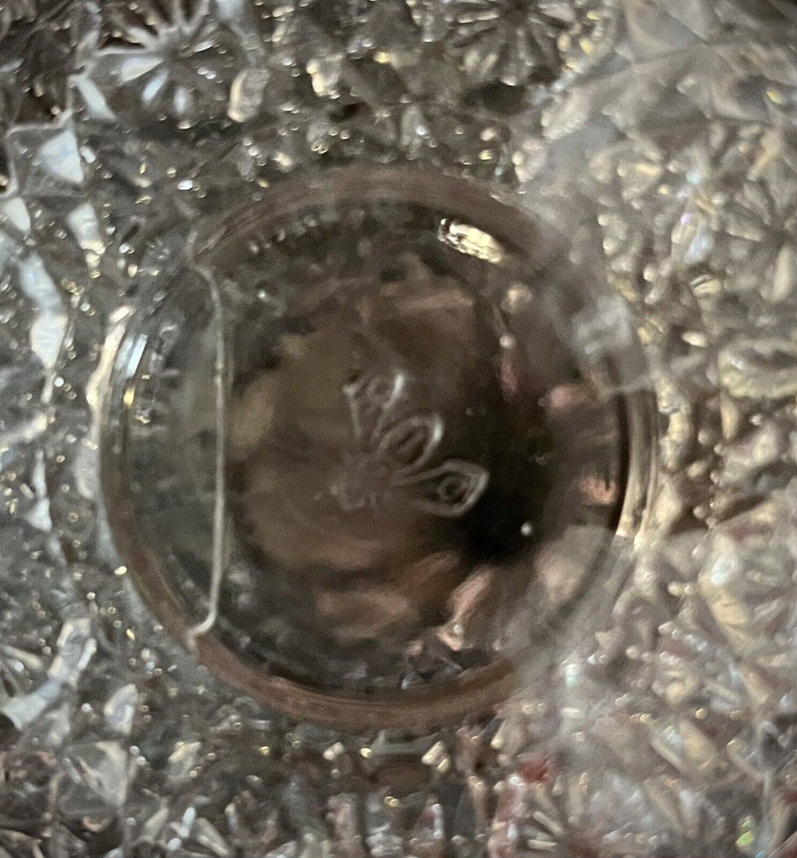 EAPG John Higbee Glass Stretch Rim Vase With Faceted Base 14 Tall Circa ...