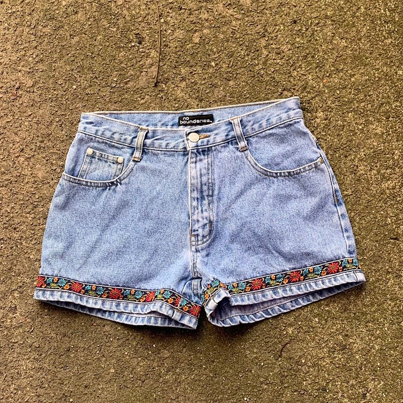 Blue Jean Shorts - Etsy